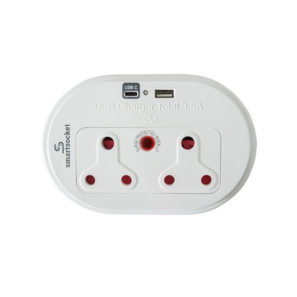 Smartsocket Compact USB and Power Adaptor 3.5 Amp USB - SS008 | Shop ...