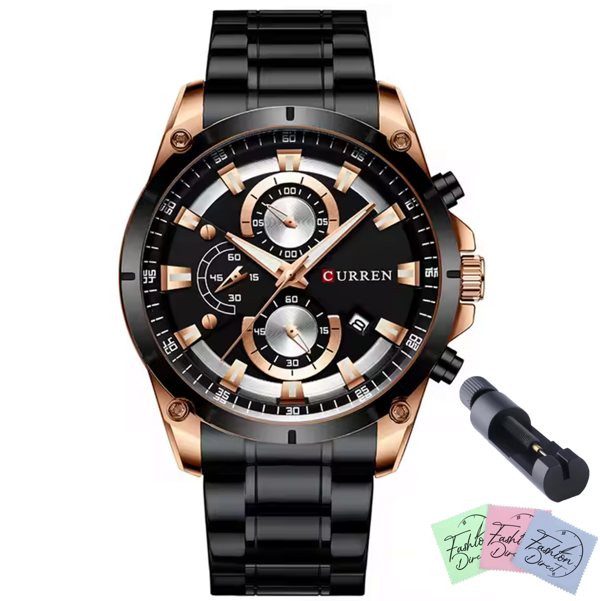 Curren - Men Luxury Sport Chronograph Quartz Watch | Shop Today. Get it ...