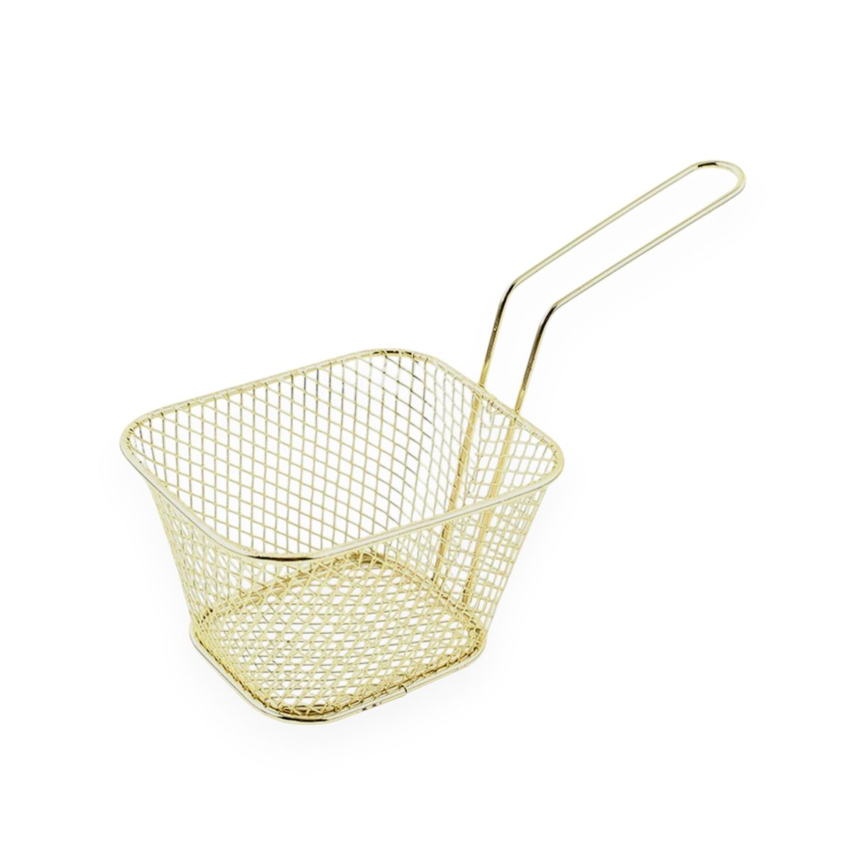 The Rectangular Gold Mini Fry Side Basket 5pc Set | Shop Today. Get it ...