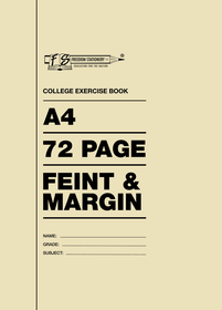 Freedom Stationery A4 College Exercise Book F&M 72 Page - 20 Pack ...