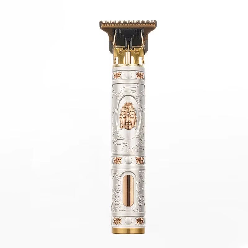 Rechargeable Hair Trimmer Dragon Phoenix Buddha Carving Haircut Clipper ...