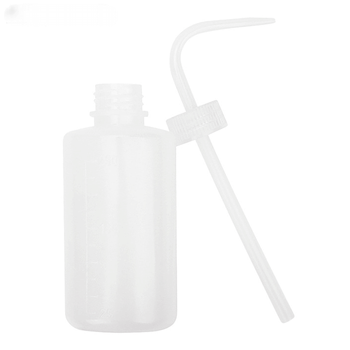 Plastic Squeeze Wash Bottle with Screw-on Liquid Dispensing Nozzle ...