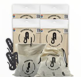 Increda-Peg - 4 Packets (240 Pegs) + 1 Peg Bag + 1 Drawsting Bag | Shop ...