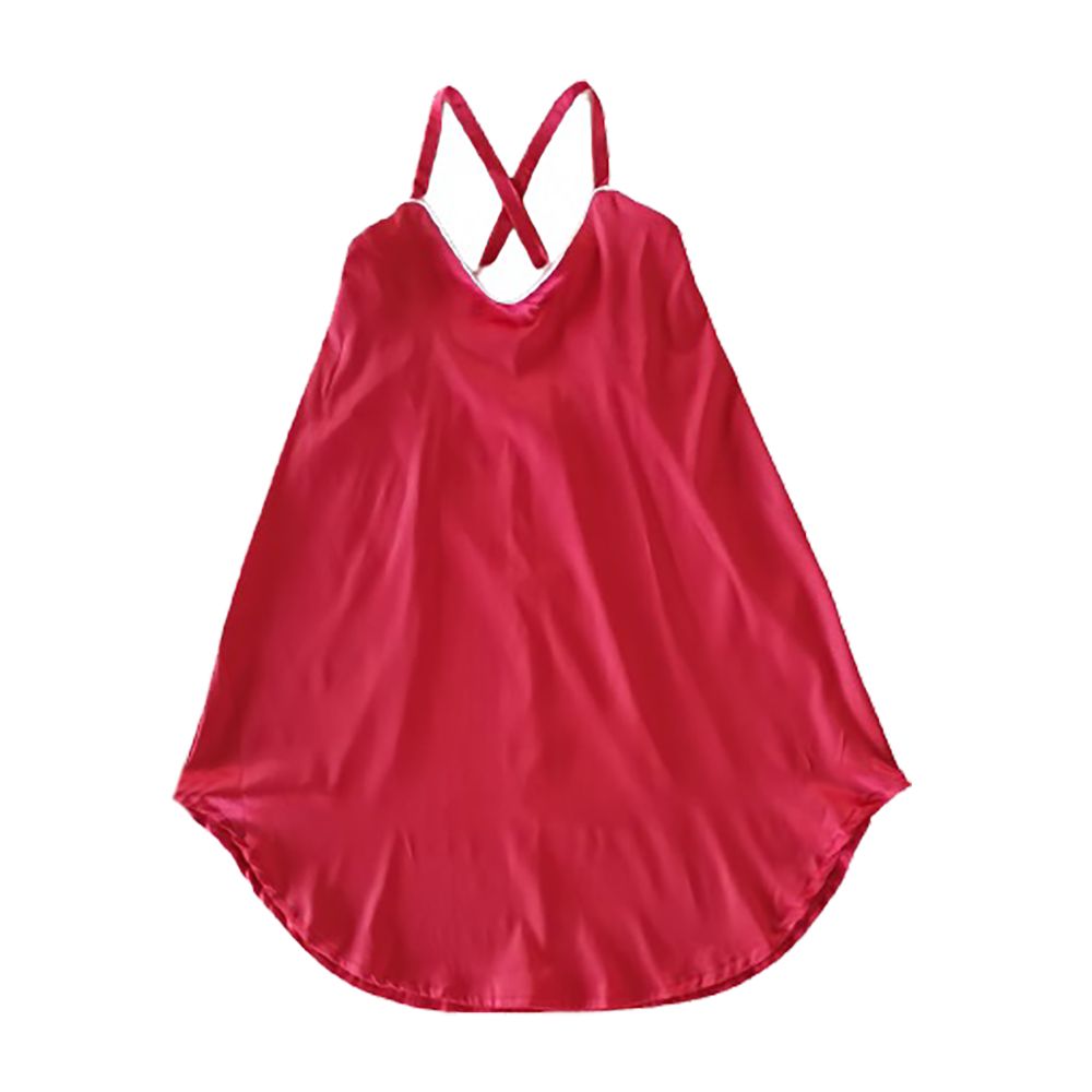 PJ Warehouse Ruby Red Satin Nightie | Shop Today. Get it Tomorrow ...