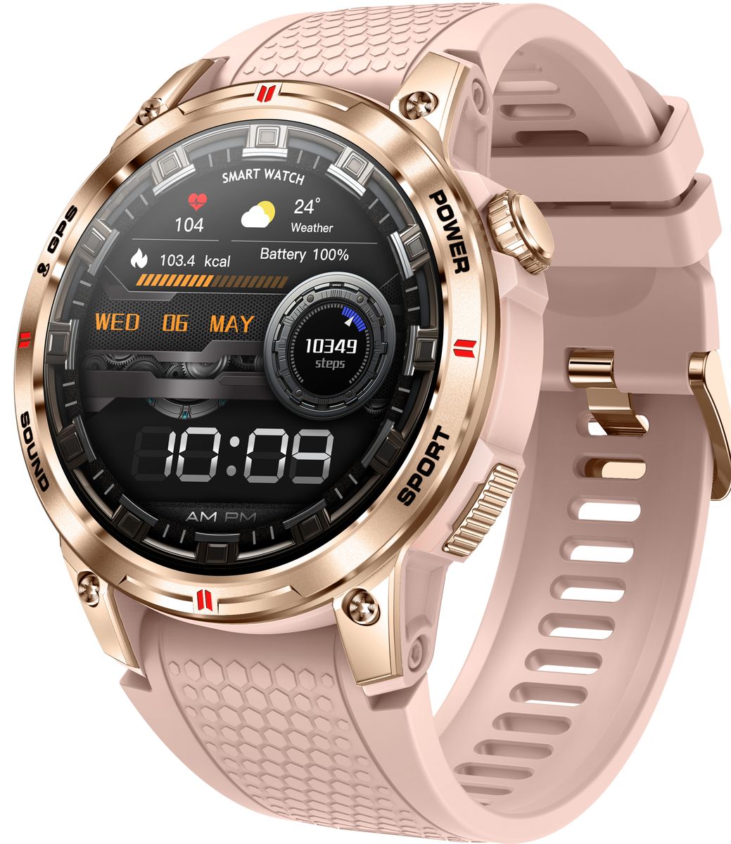 Smart Watch, Compatible with IOS and Android -Rose Gold | Shop Today ...