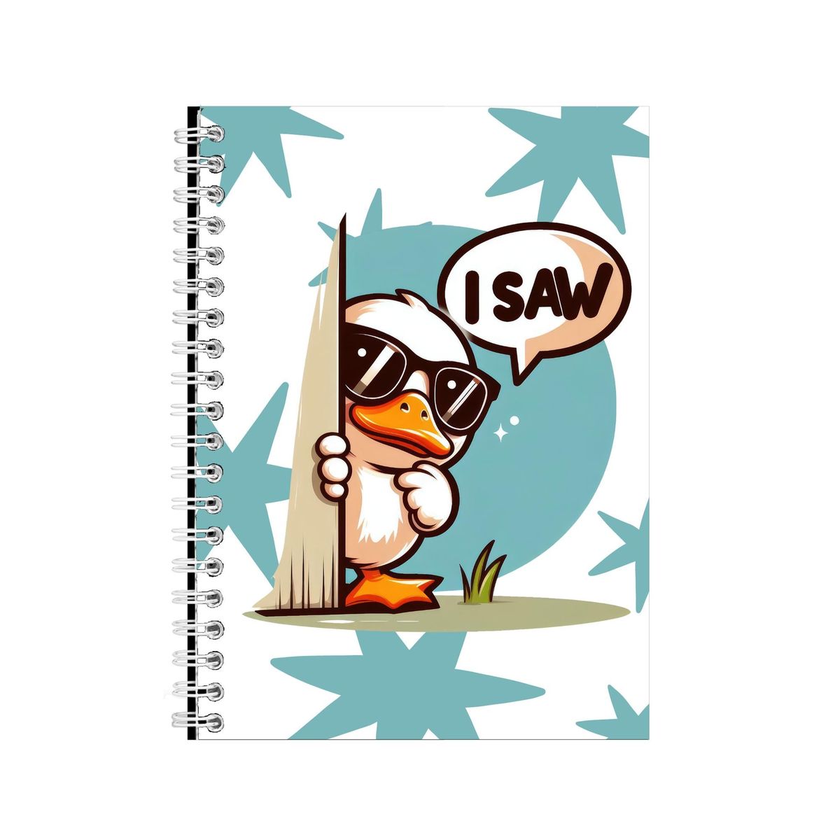 Saw A5 Notebook Spiral and Lined Funny Mighty Ducks Graphic Notepad ...