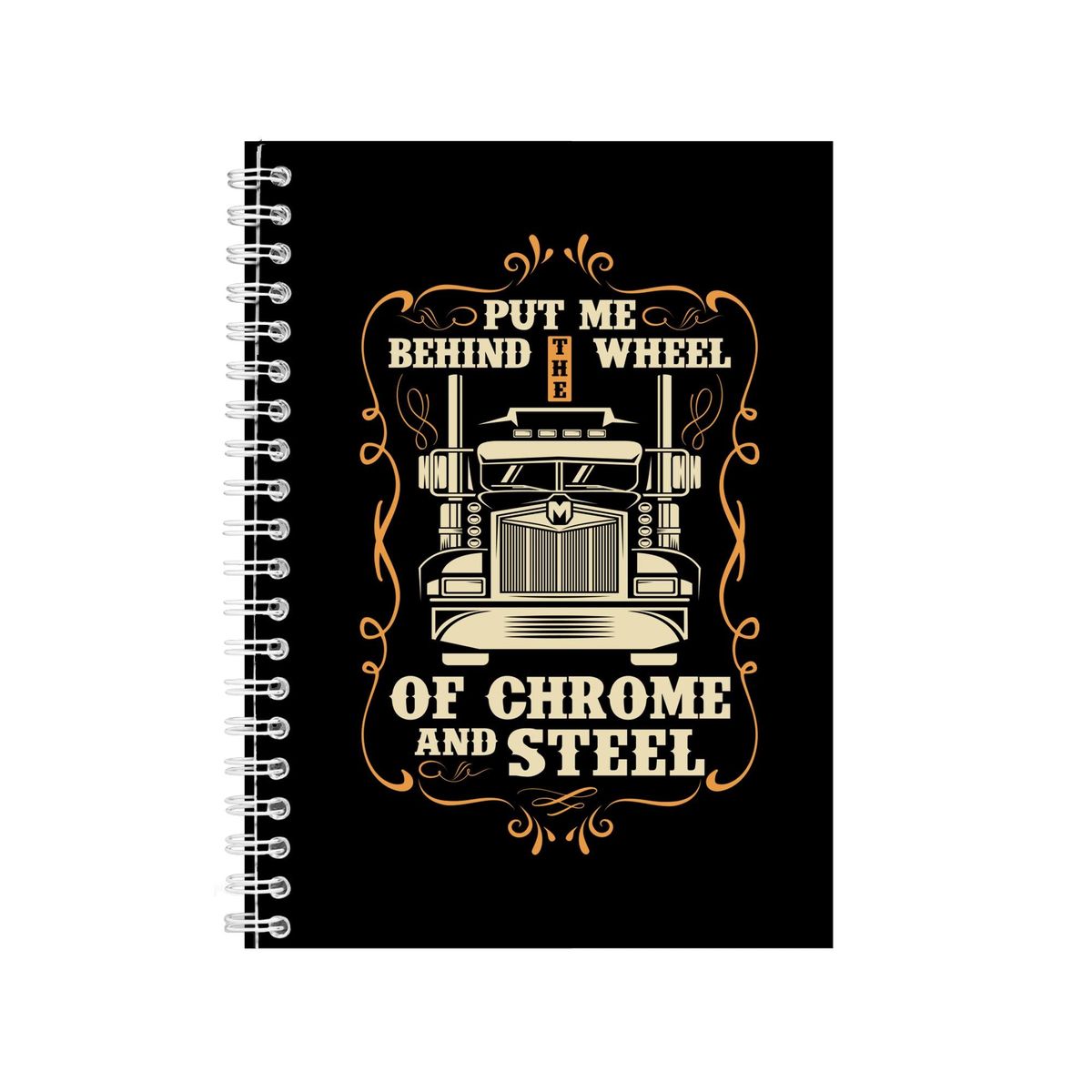 Chrome And Steel Notebook Car Gift Idea A5 notes 125 | Shop Today. Get ...