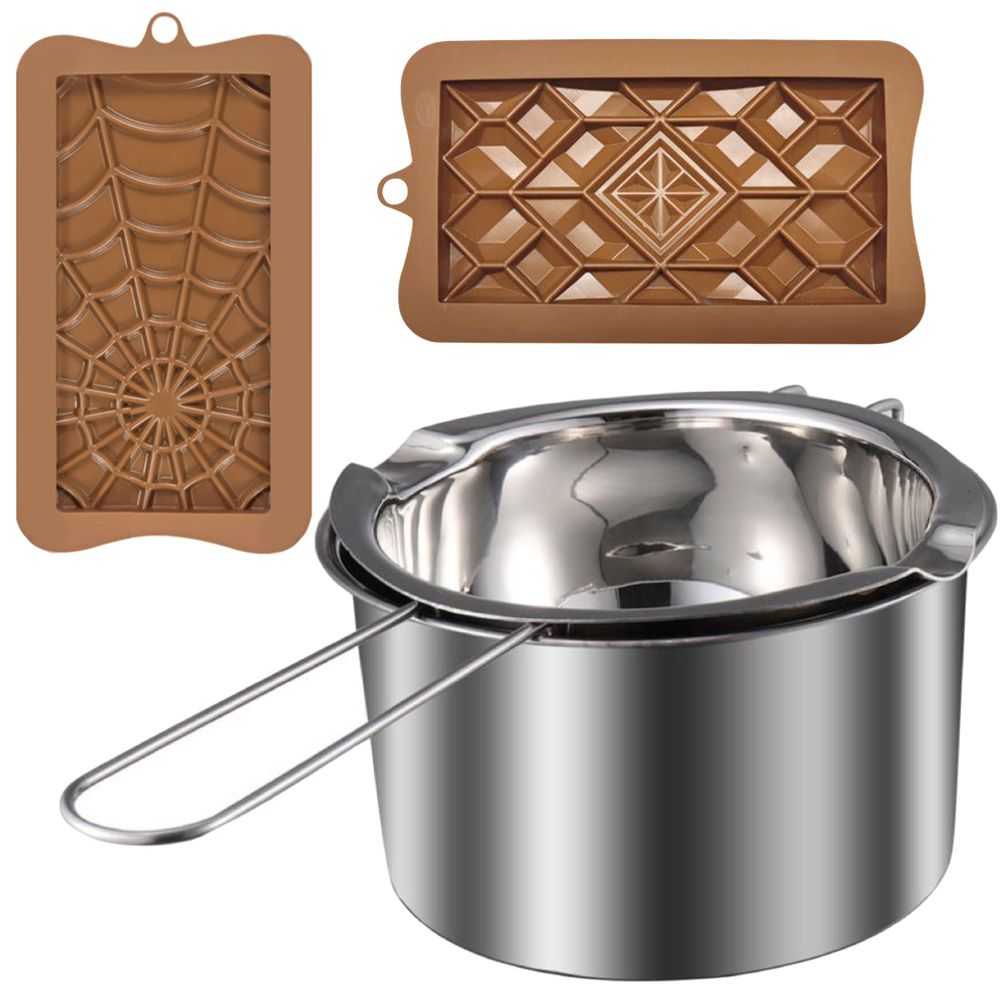 Kitchen Double Boiler With Detailed Chocolate Slab Moulds - Cool | Shop ...