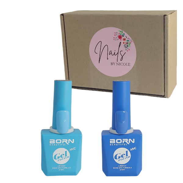 BB UV/LED Gel Nail Polish -Blue 019 & 020 - 2 Piece - Nails by Nicole | Shop Today. Get it ...