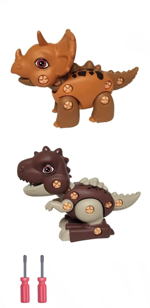 DIY Build-It T-REX and Triceratops Toddler Playset | Shop Today. Get it ...