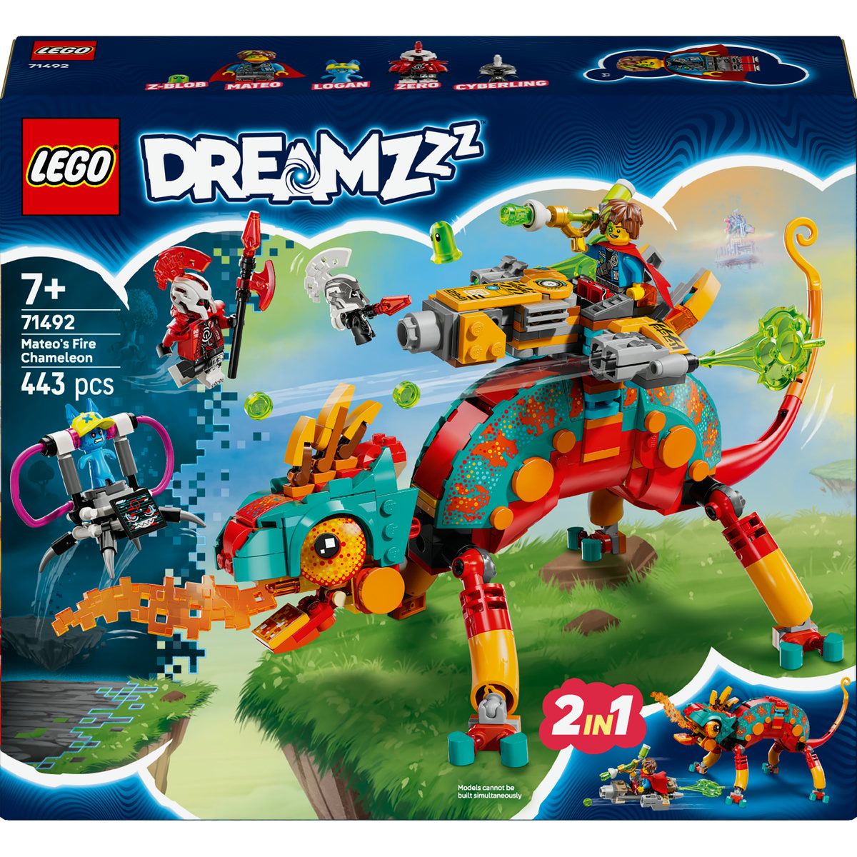 LEGO® DREAMZzz™ Mateo’s Fire Chameleon Imagination Toy 71492 | Shop ...