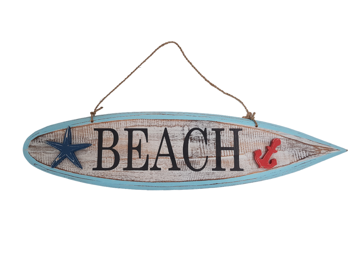 Wood Beach Surfboard - Brown Inside Blue Outside (55cm) | Shop Today ...