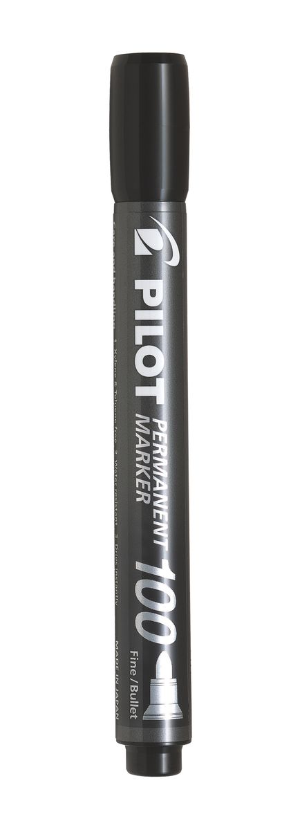 Pilot SCA-100 Bullet Permanent Marker - Box of 12 - Black | Shop Today ...