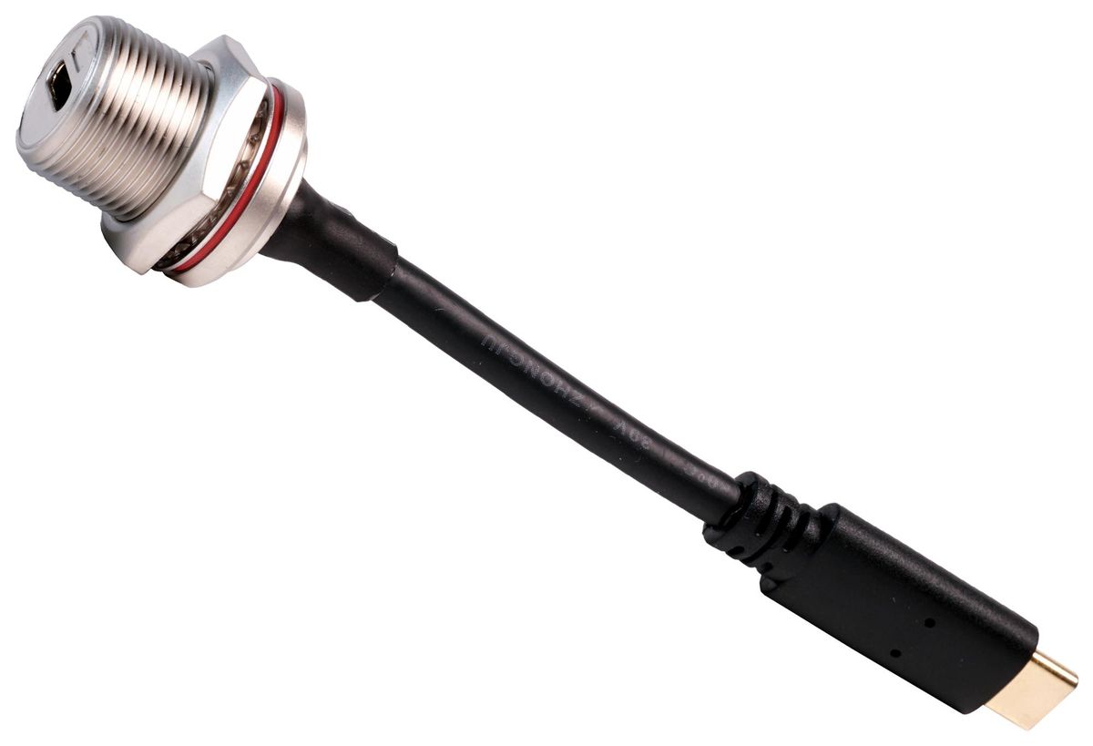 Multicomp Pro (MP002449) USB Cable, Type C Plug to Type C Receptacle ...