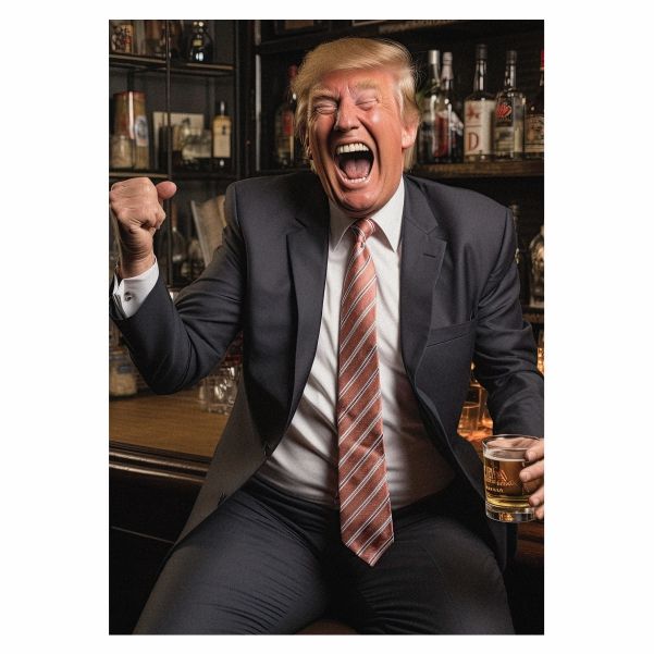 Donald Trump Celebrating Pose - A1 poster | Shop Today. Get it Tomorrow ...