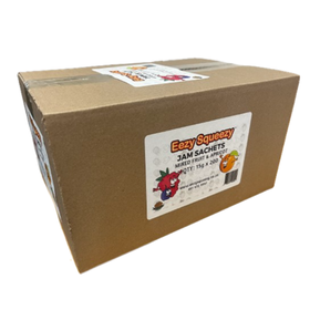 Eezy Squeezy Assorted Jam Sachets - Mixed Fruit & Apricot Jam - 200 x ...