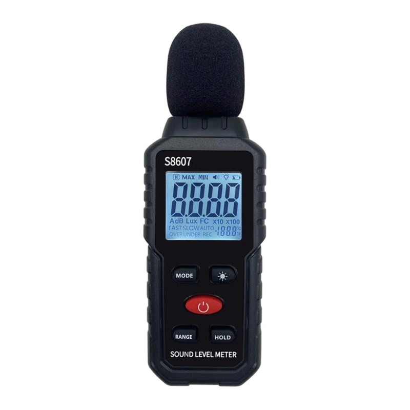 S8607 Portable SPL Meter, Sound Level Meter 31.5Hz-8kHz Frequency ...