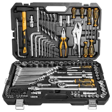 Ingco Combination Hand Tools Set DIY Hand Tools Set 142 Piece Daily Sale Shop