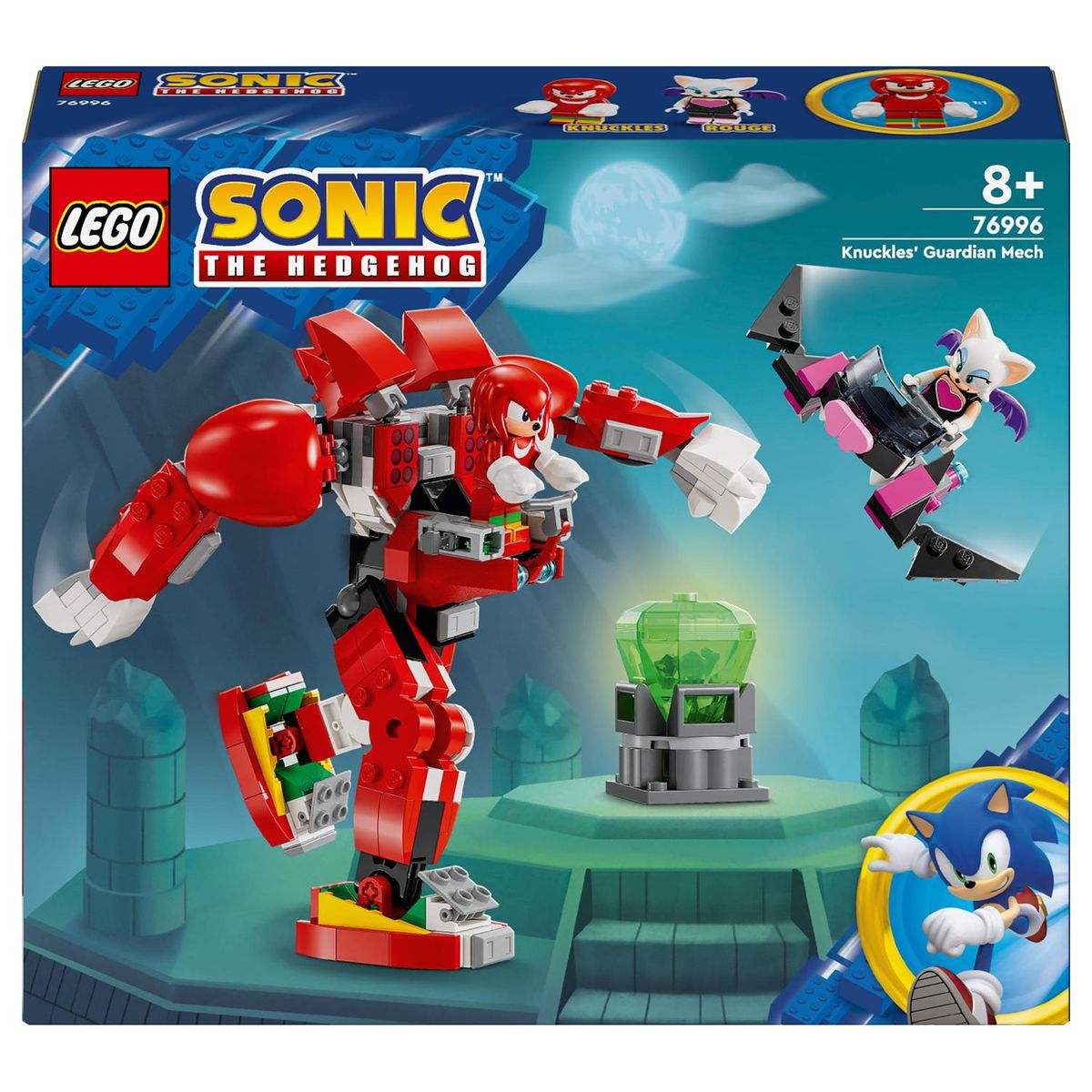 LEGO® Sonic the Hedgehog™ Knuckles’ Guardian Mech 76996 Building Toy ...
