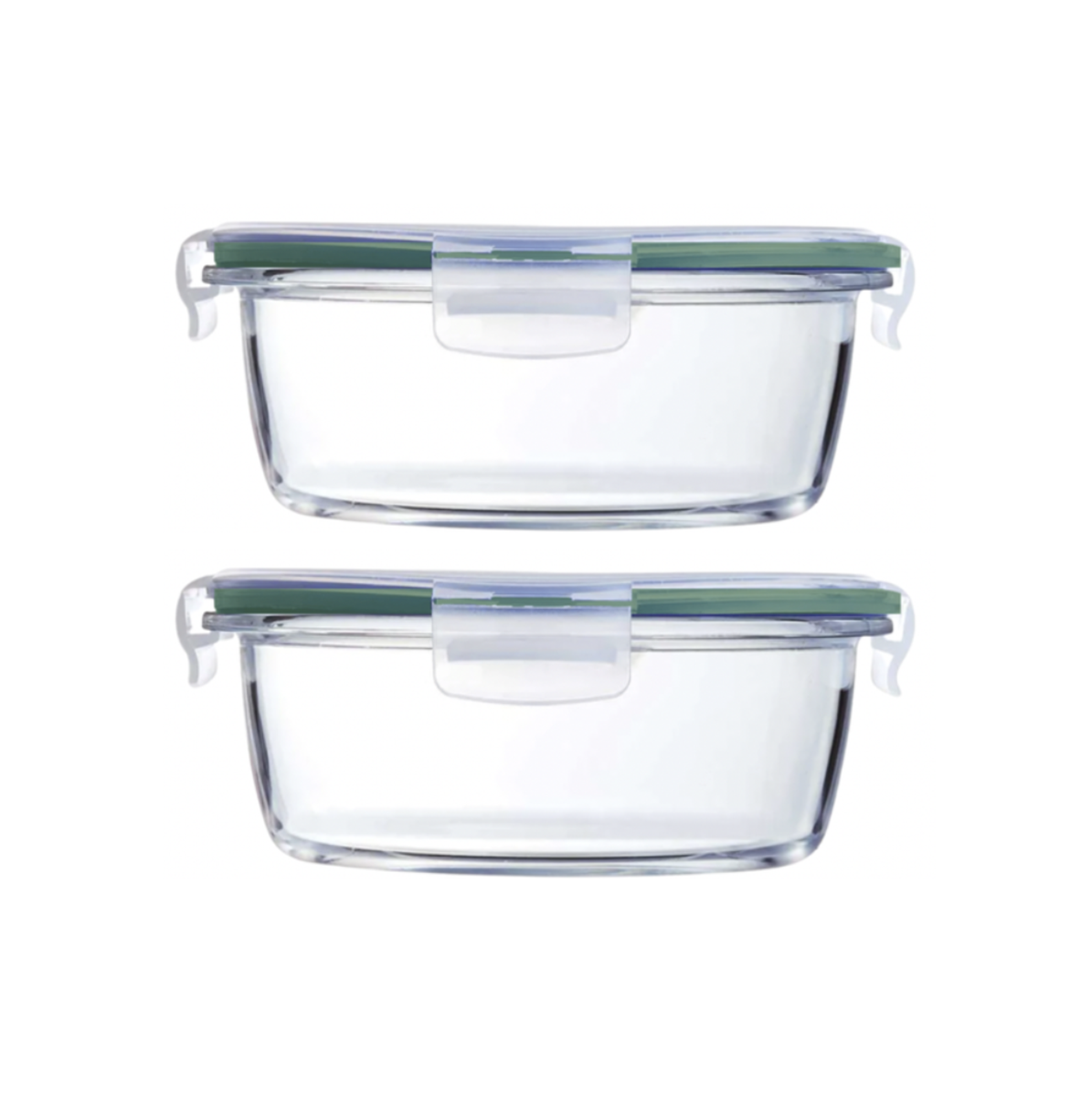 710ml Borosilicate Glass Round Food Containers - 2 Pack | Shop Today ...