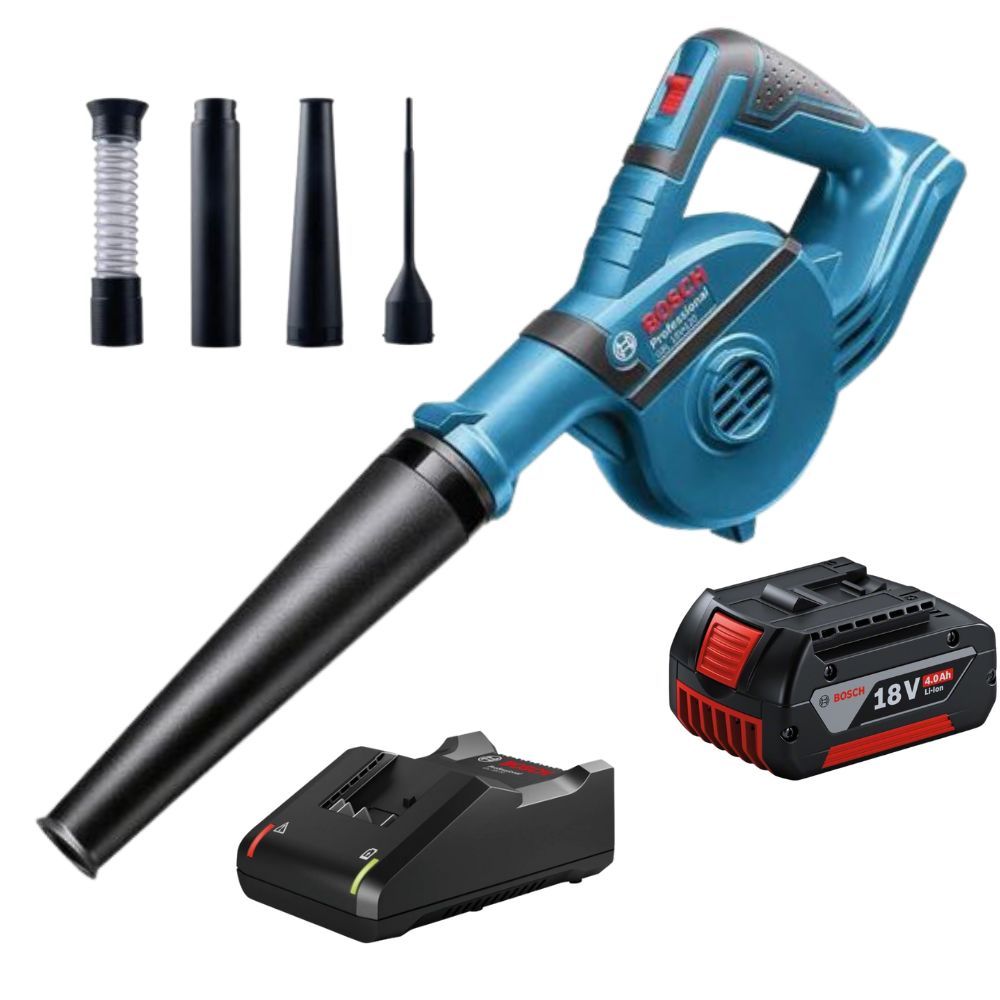 Bosch - Cordless Blower (GBL 18V-120) with 4.0Ah Battery and Charger ...