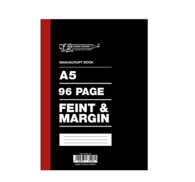 A5 96-page Feint &Margin (pack of 10) | Shop Today. Get it Tomorrow ...