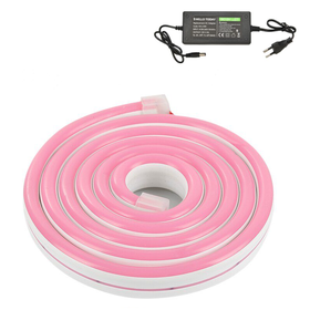 5m Flexible Neon LED Light Strip Waterproof Cuttable Kit with Power ...