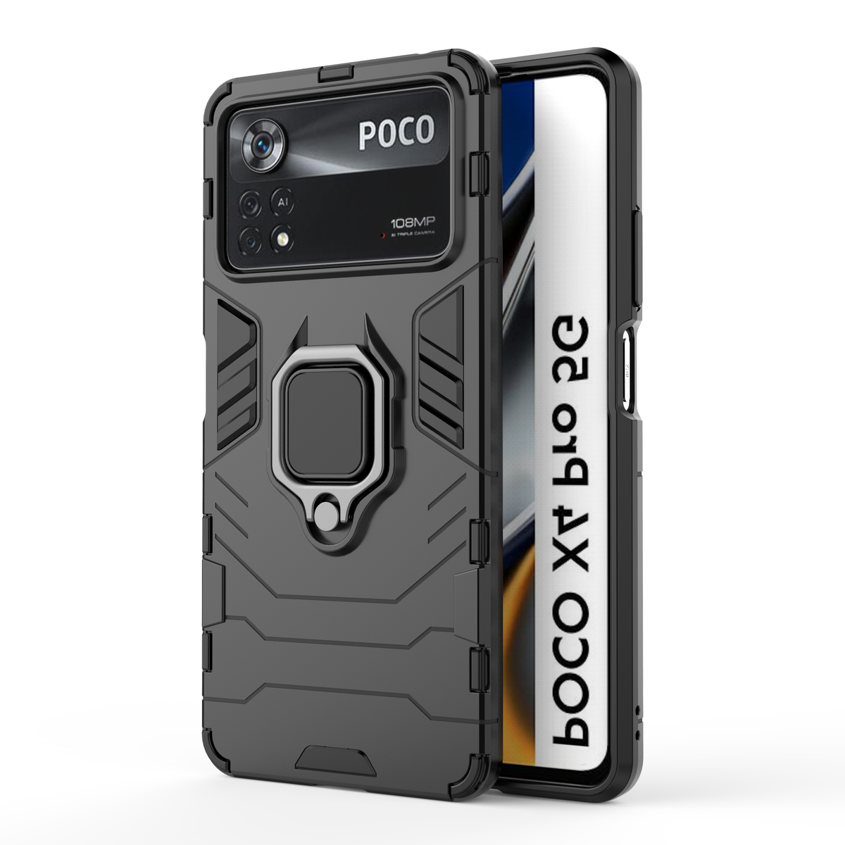 Gadget Mafia Cover For POCO X4 PRO 5G Shockproof Panther Cover Shop