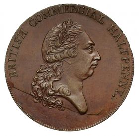 1797 Great Britain Copper Penny Year 1797 George III Old RARE Coin ...
