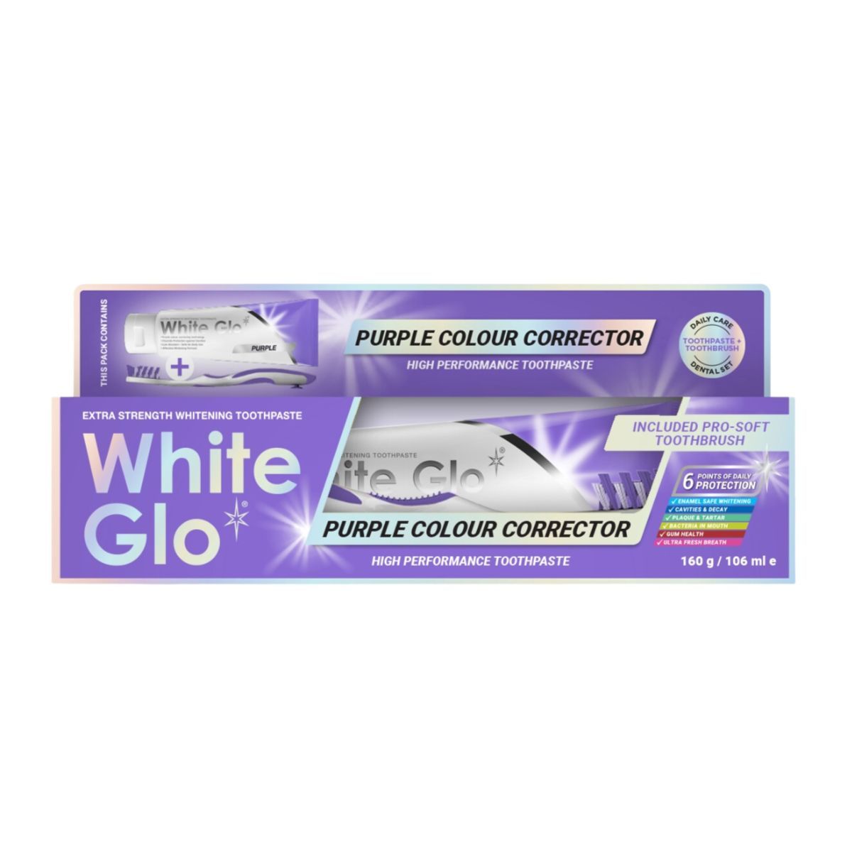 White Glo Purple Toothpaste 150g | Shop Today. Get it Tomorrow ...