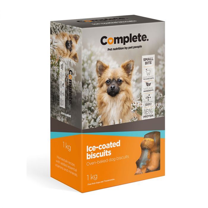 Complete - Dog Biscuits - Snack-A-Chew - Ice Coated - 1kg - Small - 6 ...