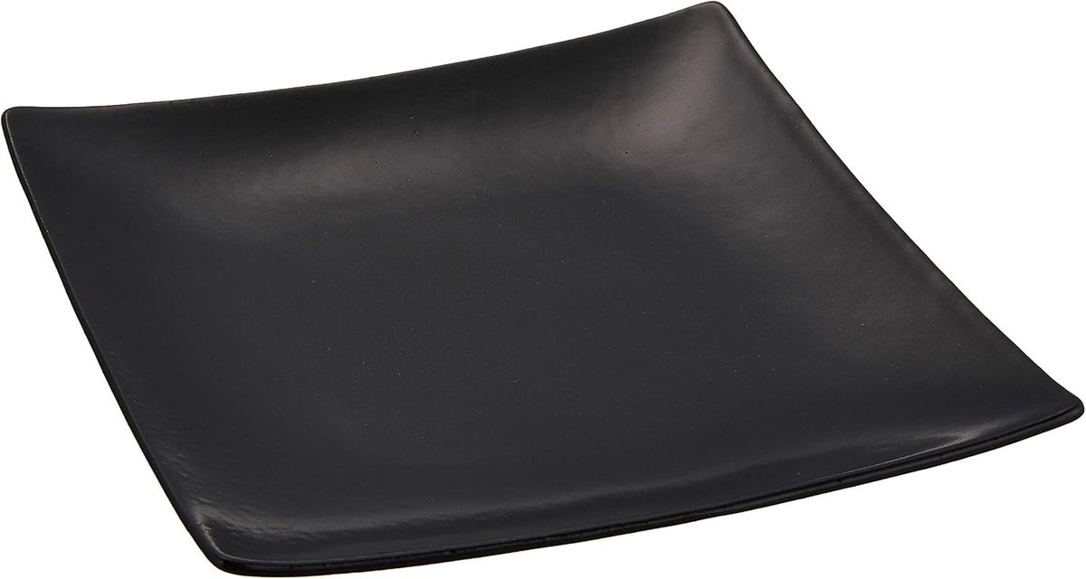 Square Black Dinner Plate 10.5" - Set of 4 | Shop Today. Get it ...