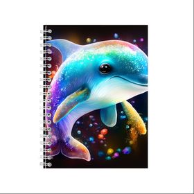 Blue Fantasy Dolphin A5 Notebook Gift Idea Spiral Notepad 209 | Shop ...