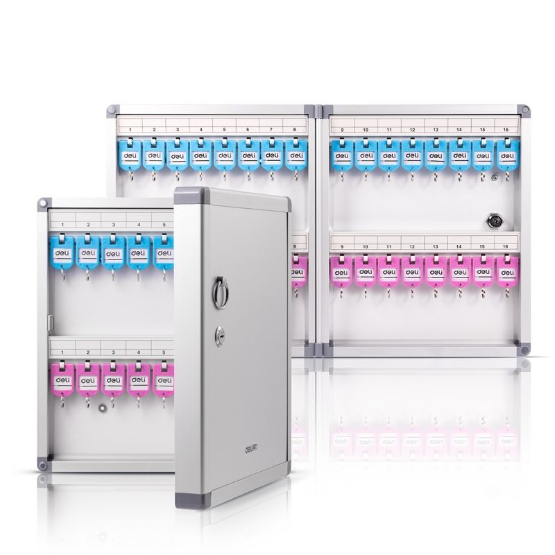 Deli Key Management Box 32 keys 269x65x323mm SILVERY | Shop Today. Get ...