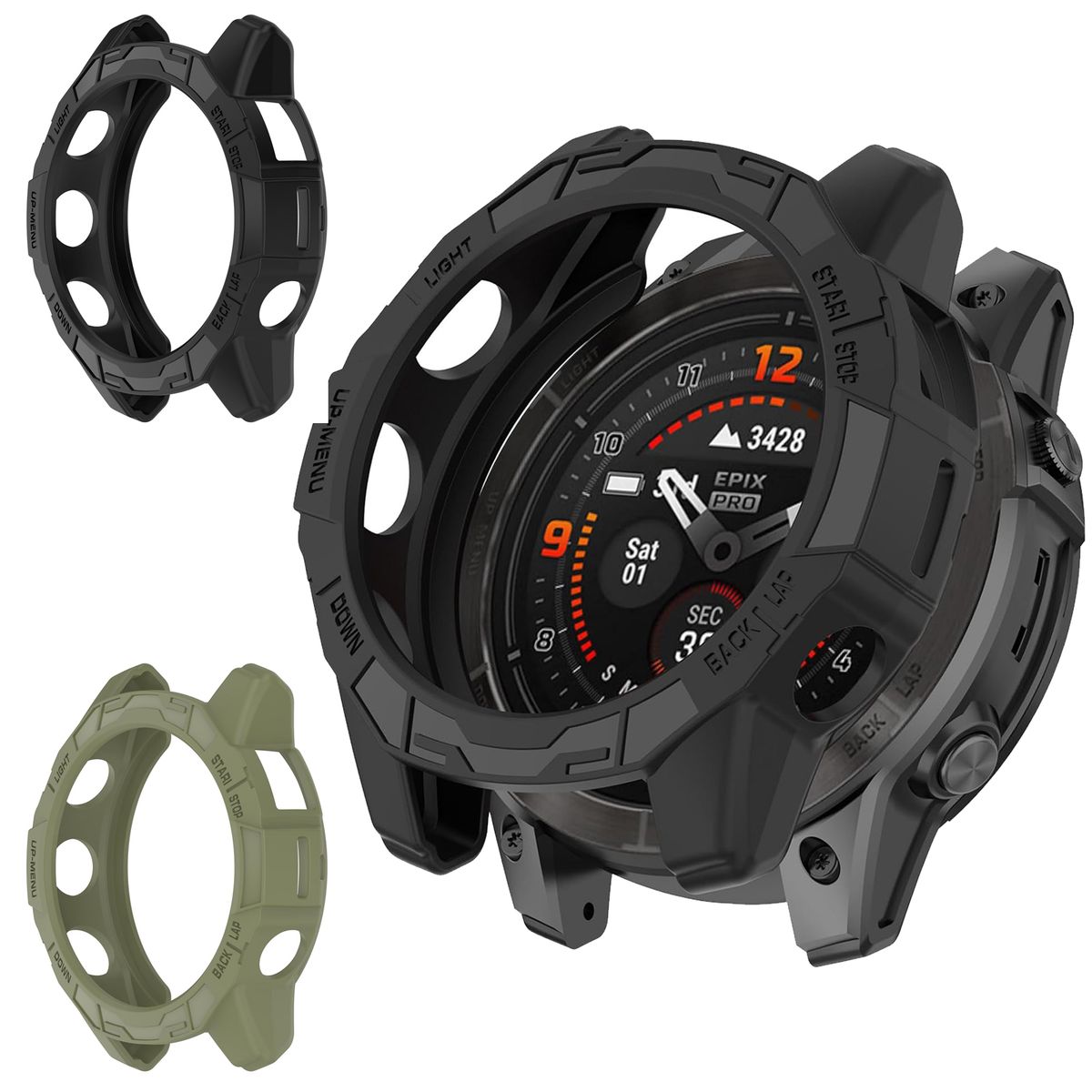 2Pack Case Compatible with Garmin epix Pro (Gen 2) 47mm/Fenix 7 Pro ...