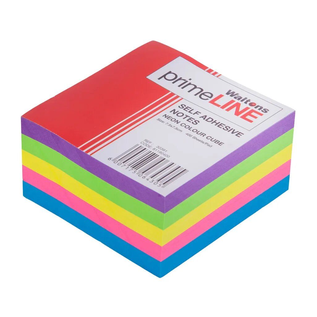 PrimeLine Self-Adhesive Neon Cube 75mmx75mm x2 | Shop Today. Get it ...