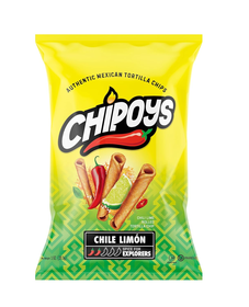 Chipoys Chile Limon Lime & Lemon Spicy Rolled Tortilla Snack Chips 113g ...