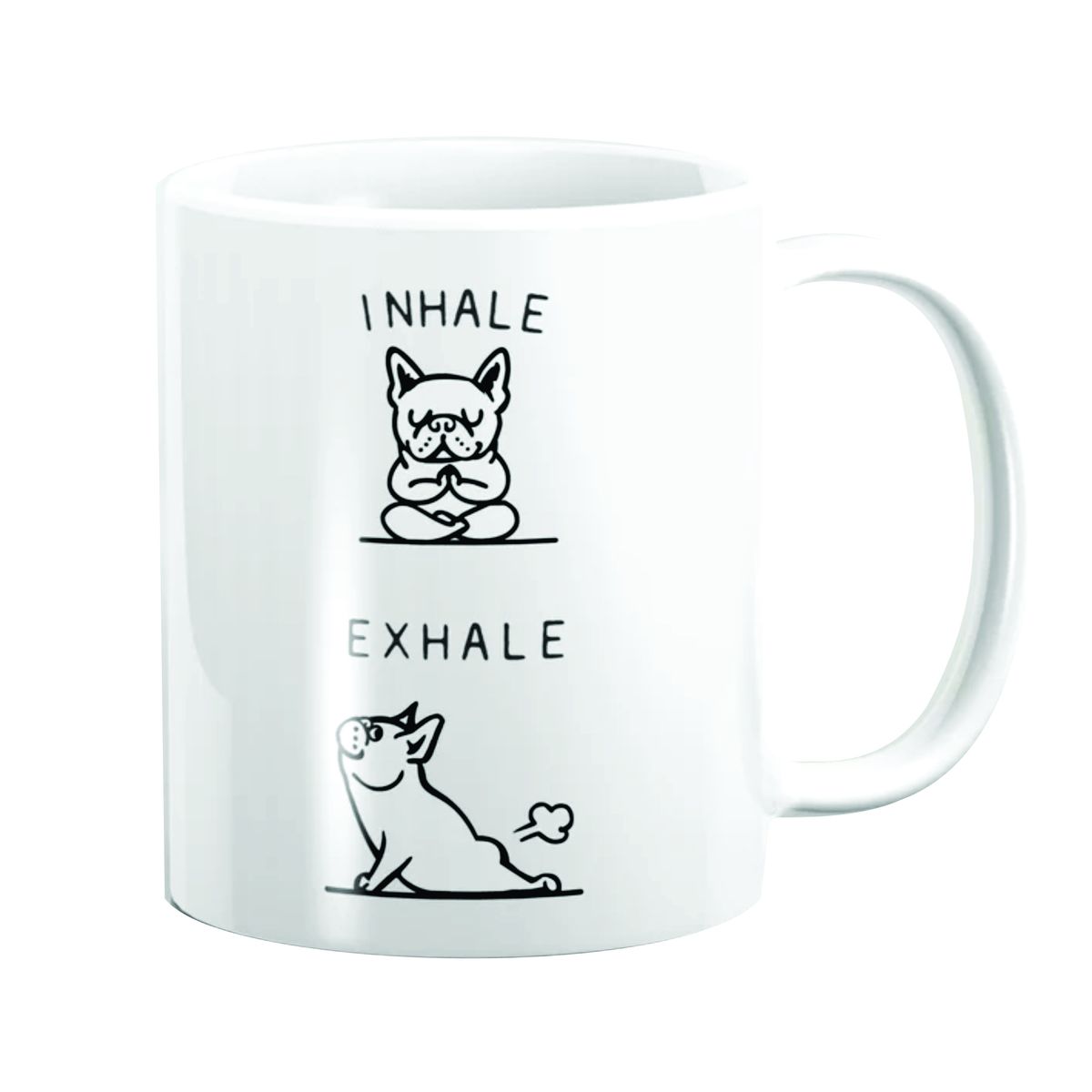 PepperSt mug - Inhale Exhale French Bulldog | Shop Today. Get it ...