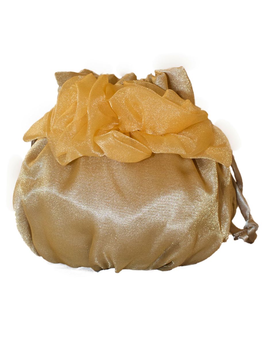 Fino DC140 Rose Flower Drawstring Satin Wedding/Evening bag | Shop ...