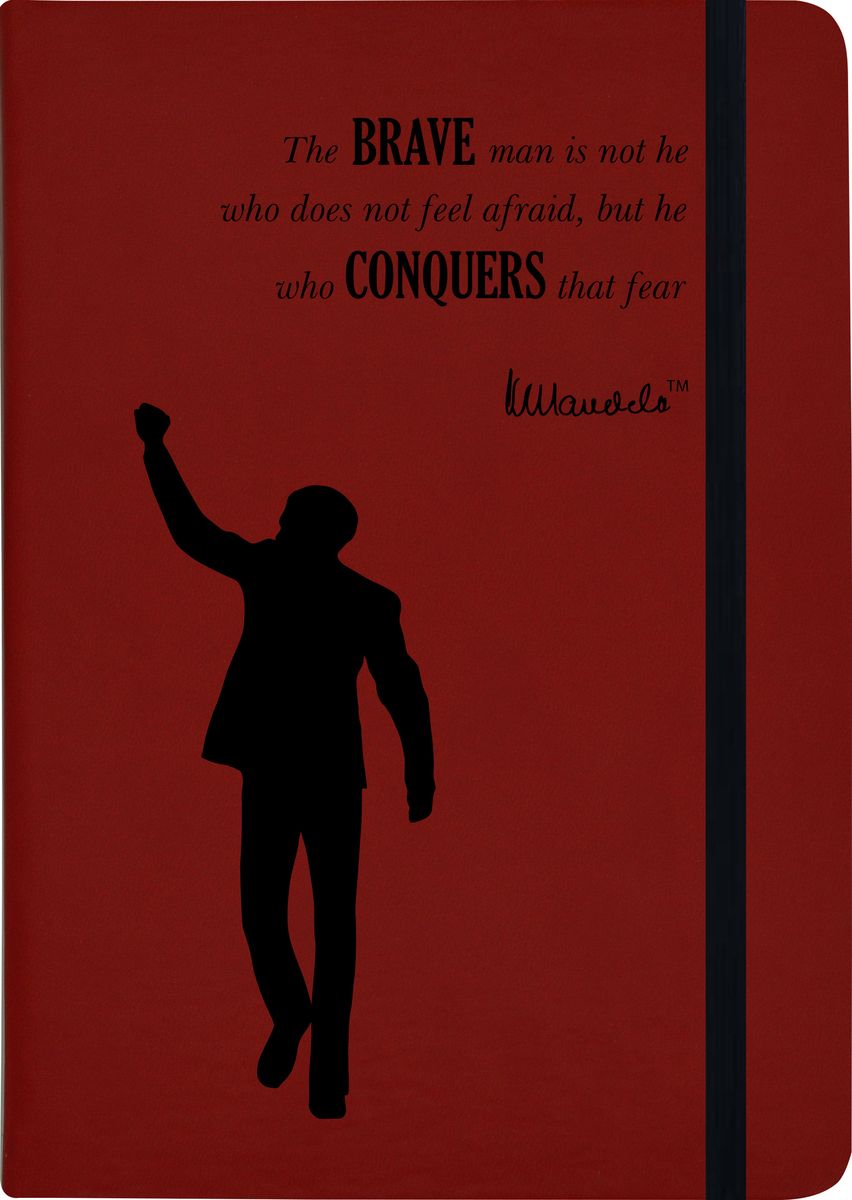 Mandela Eco Notebook, A5, Conquers - Red | Shop Today. Get it Tomorrow ...
