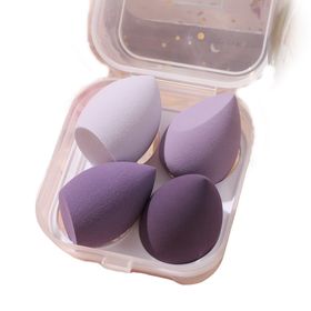 Glam Beauty - Set Of 4 Makeup Sponges In Clear Egg Box - Shades Of ...
