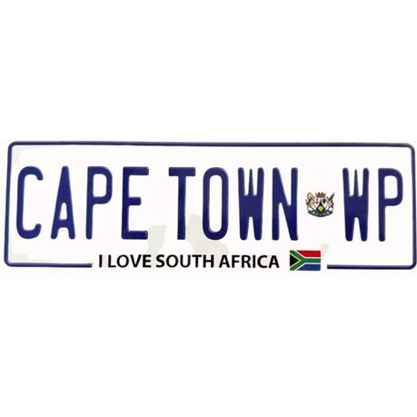 Cape Town Licesne Plate