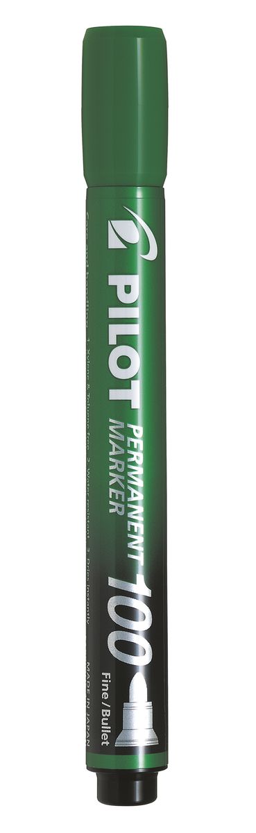 Pilot SCA-100 Bullet Permanent Marker - Box of 12 - Green | Shop Today ...
