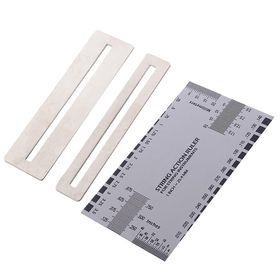 Guitar String Action Gauge Ruler + 2pcs Fingerboard Protector | Shop ...