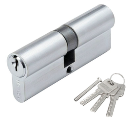 Aluminum Home Safety Cylinder Door Lock With 3 Security Keys - 80mm ...