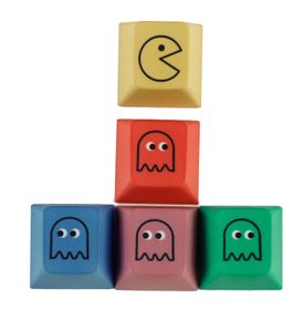 Pac Man Retro Gaming Gamer Novelty Keyboard Keycaps For Mechanical ...