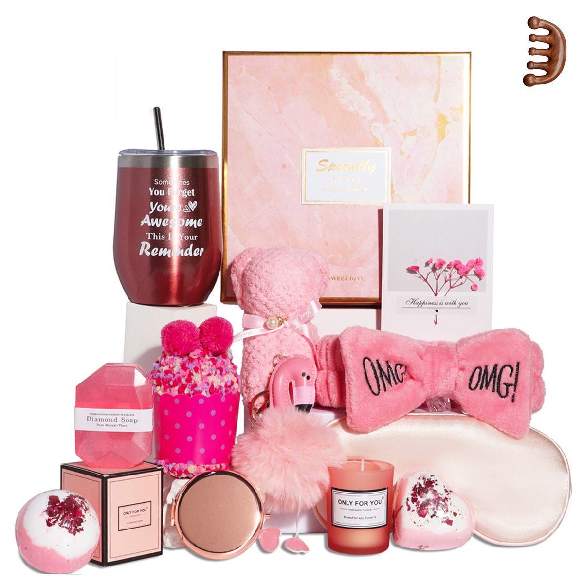 14PC Birthday Gifts for Women,Ladies Pamper Gift Box,Spa Bath Set,Care ...