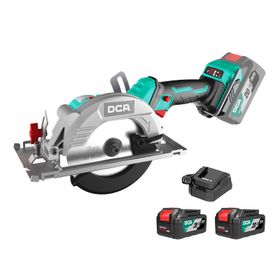 DCA 20V 140mm Industrial Brushless Circular Saw Kit With 4.0Ahx2 ...