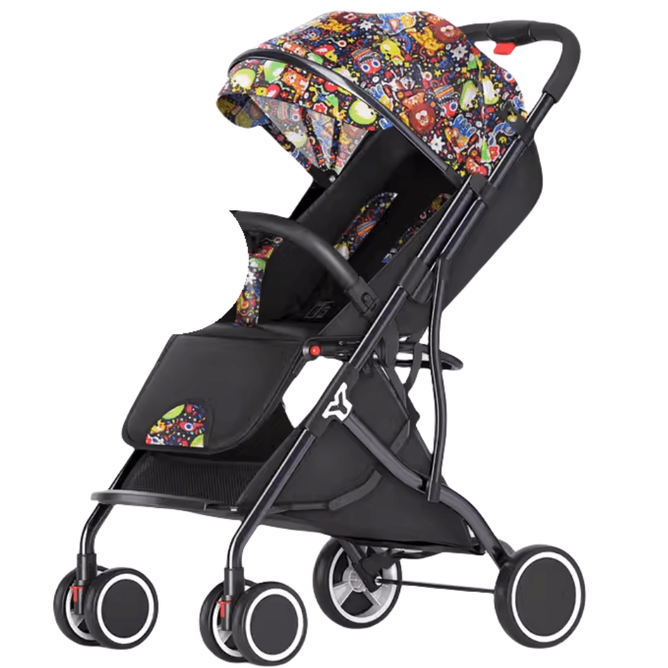 Portable Baby Stroller One-Hand Fold Pushchair W/ Aluminum Frame | Shop ...