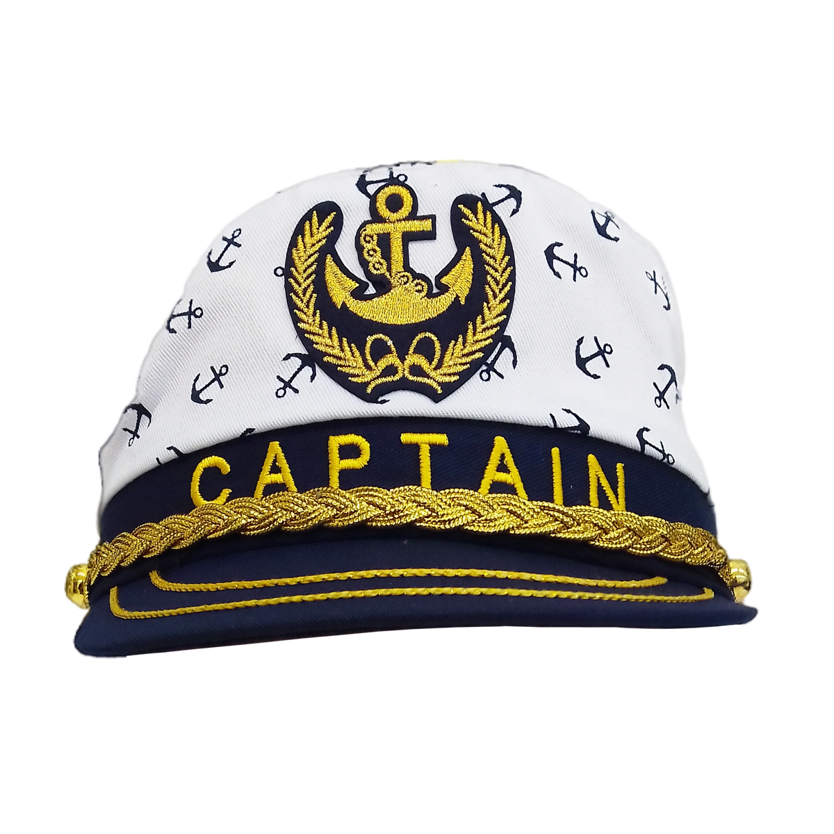 Generic 1PC White Hats Yacht Captain Navy Marine Skipper Ship Sailor ...